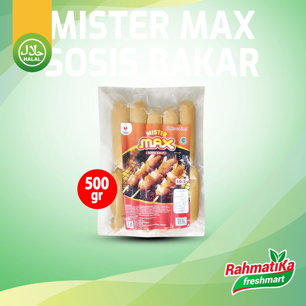 Jual Mister Max Sosis Bakar 500 gram Isi 10 | Shopee Indonesia