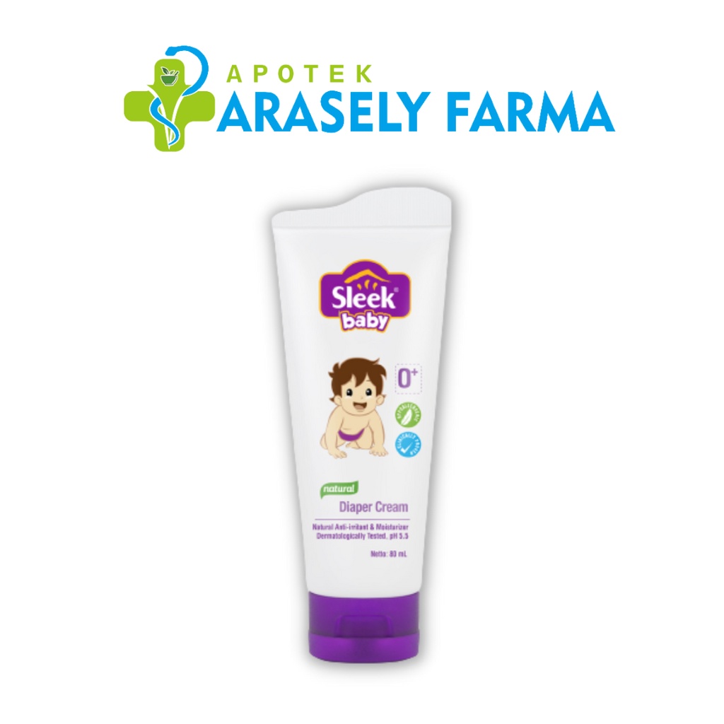 Jual Sleek baby antibacterial Diaper Cream (80ml) | Shopee Indonesia