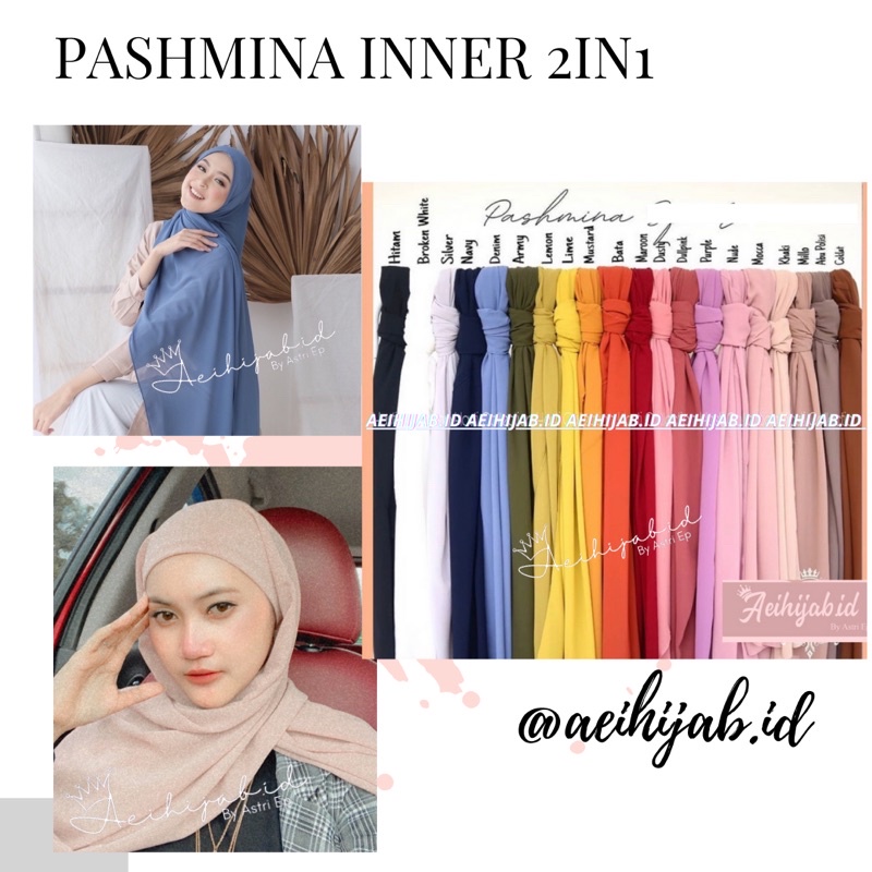 Jual PASHMINA INNER 2in1 | Shopee Indonesia