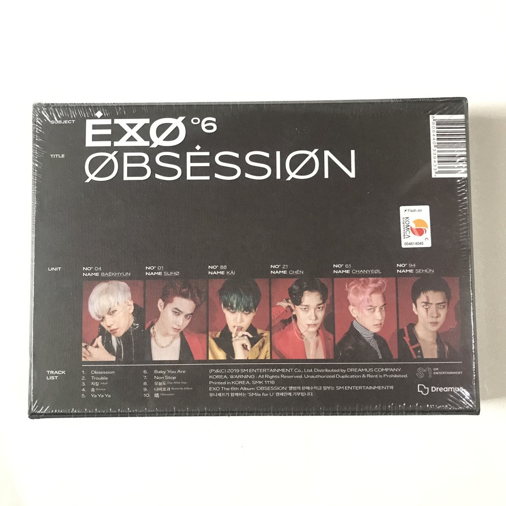 Jual [PO] EXO ALBUM - OBSESSION | Shopee Indonesia