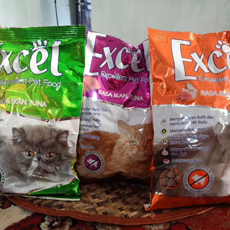 Jual Excel cat food 500gram (makanan kucing) | Shopee Indonesia