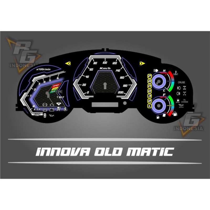 Jual papan speedometer kijang innova lama panel spidometer innova old ...