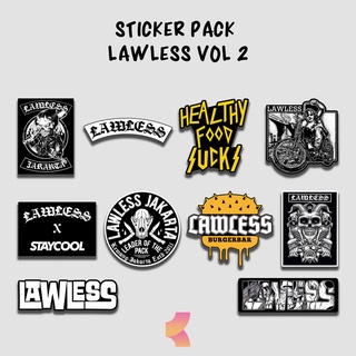 Jual Sticker Pack Lawless Jakarta Bahan Vinyl Untuk Hp Laptop 11pcs ...