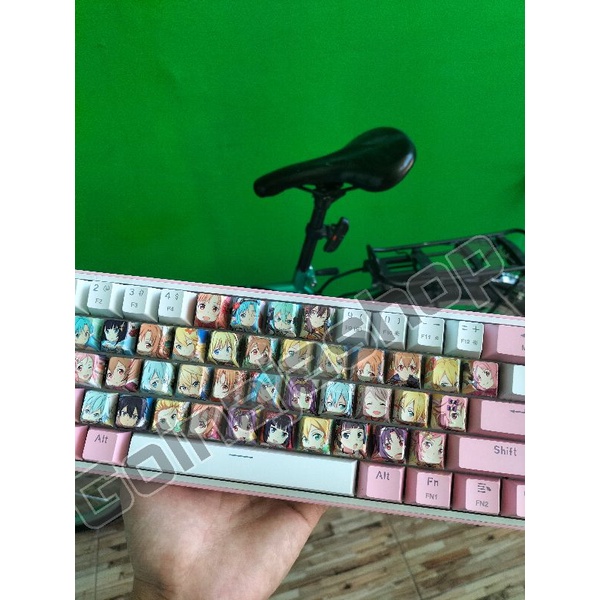 Keycaps Anime SAO PBT (Cherry Profile) | Shopee Indonesia