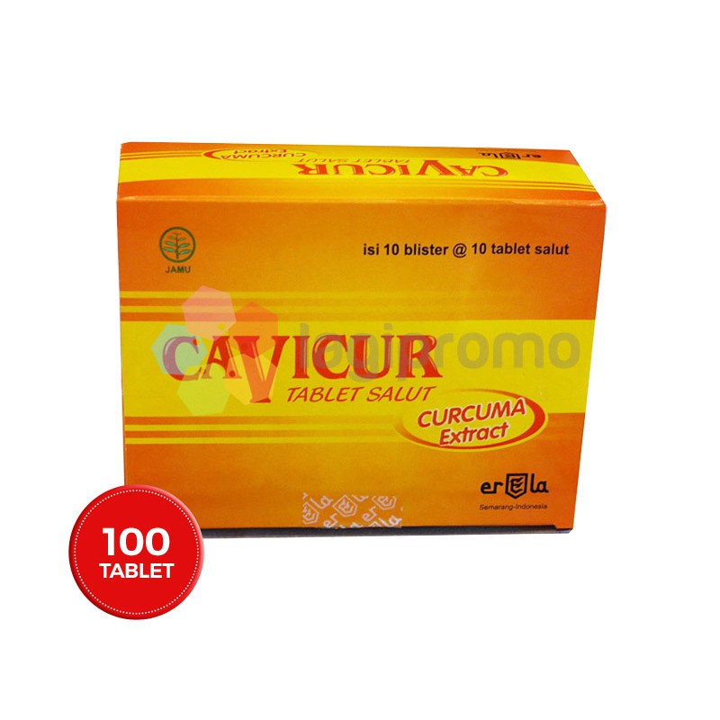 Jual Erela Cavicur 100 Tablet Memperbaiki Nafsu Makan Daya Tahan Tubuh ...