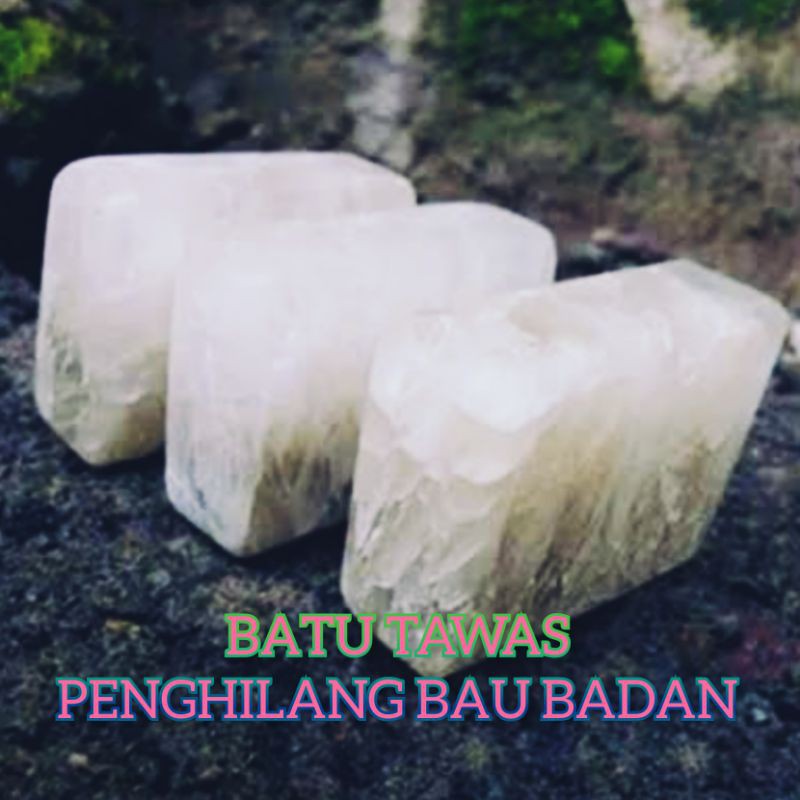 Jual Batu Tawas Penghilang Bau Badan Batu Deodorant Batu Kristal Batu ...