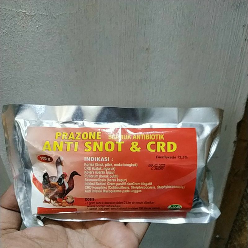 Jual PARAZONE ANTI SNOT & CRD SERBUK ANTIBIOTIK AYAM 100GR | Shopee ...