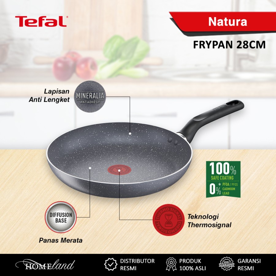 Jual Tefal Natura Frypan / Panci Wajan Penggorengan | Shopee Indonesia