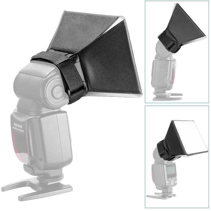Jual Mini Softbox Flash Kamera DSLR Speedlite Diffuser | Shopee Indonesia