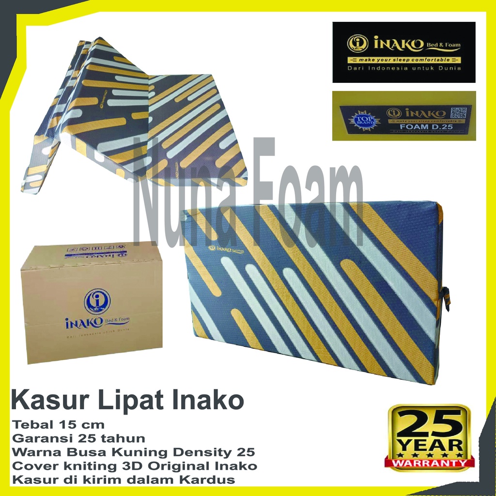 Jual Kasur Lipat Inako Tebal 15 cm Garansi Anti Kempes 25 Tahun - Kasup ...