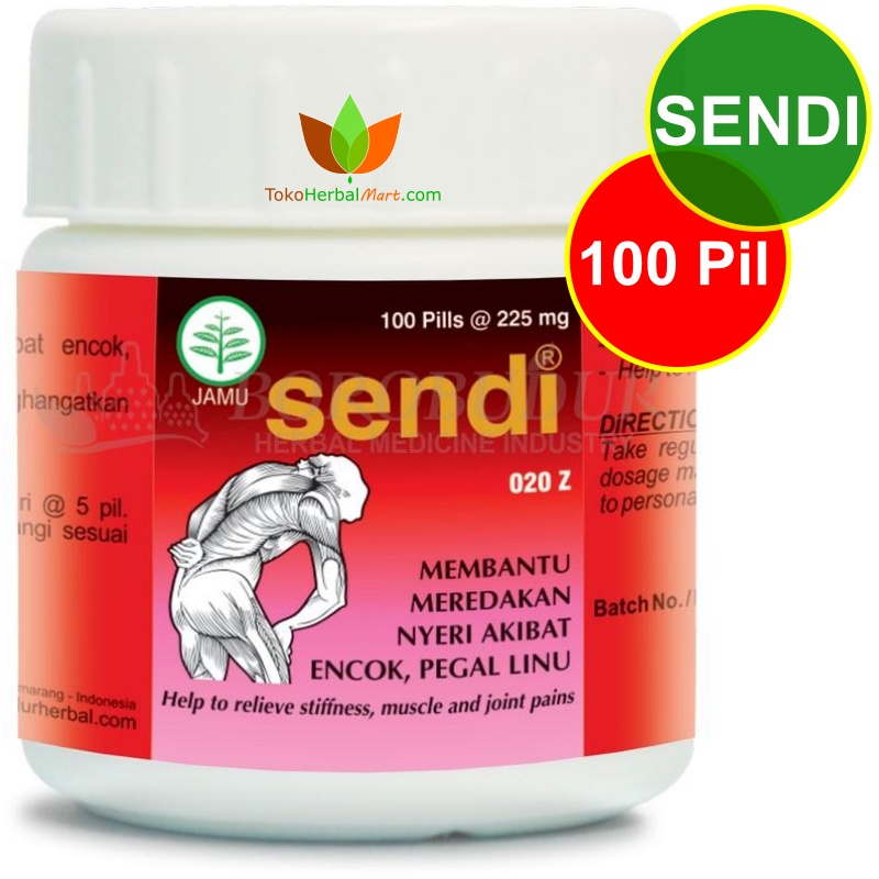 Jual 100 PIL SENDI BOROBUDUR JAMU OBAT HERBAL NYERI SENDI ENCOK SAKIT ...