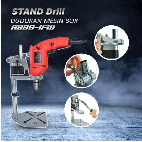 Jual Dudukan Mesin Bor Tangan Menjadi Bor duduk DRILL STAND BOR YUKIDO ...