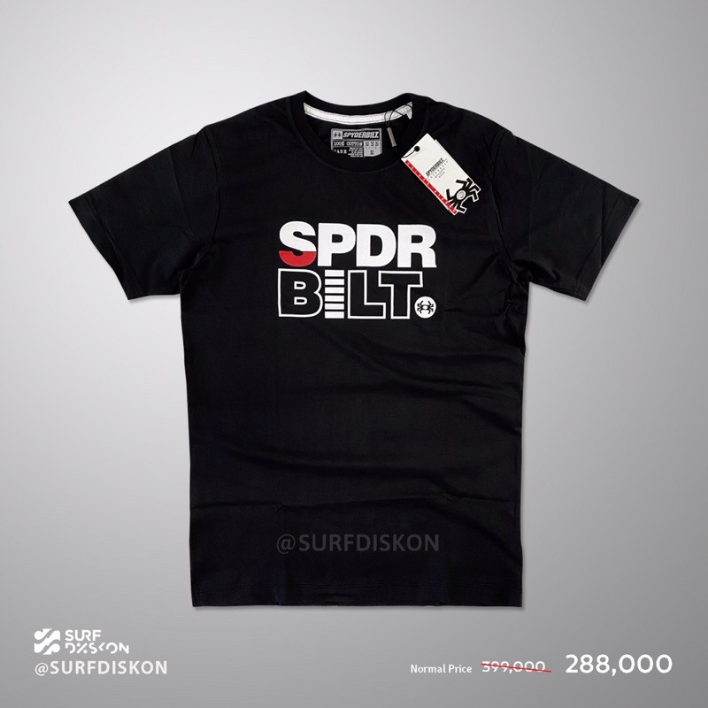 Jual T-Shirt Spyderbilt Bolt Font Men Tee Black Original Planet Surf ...