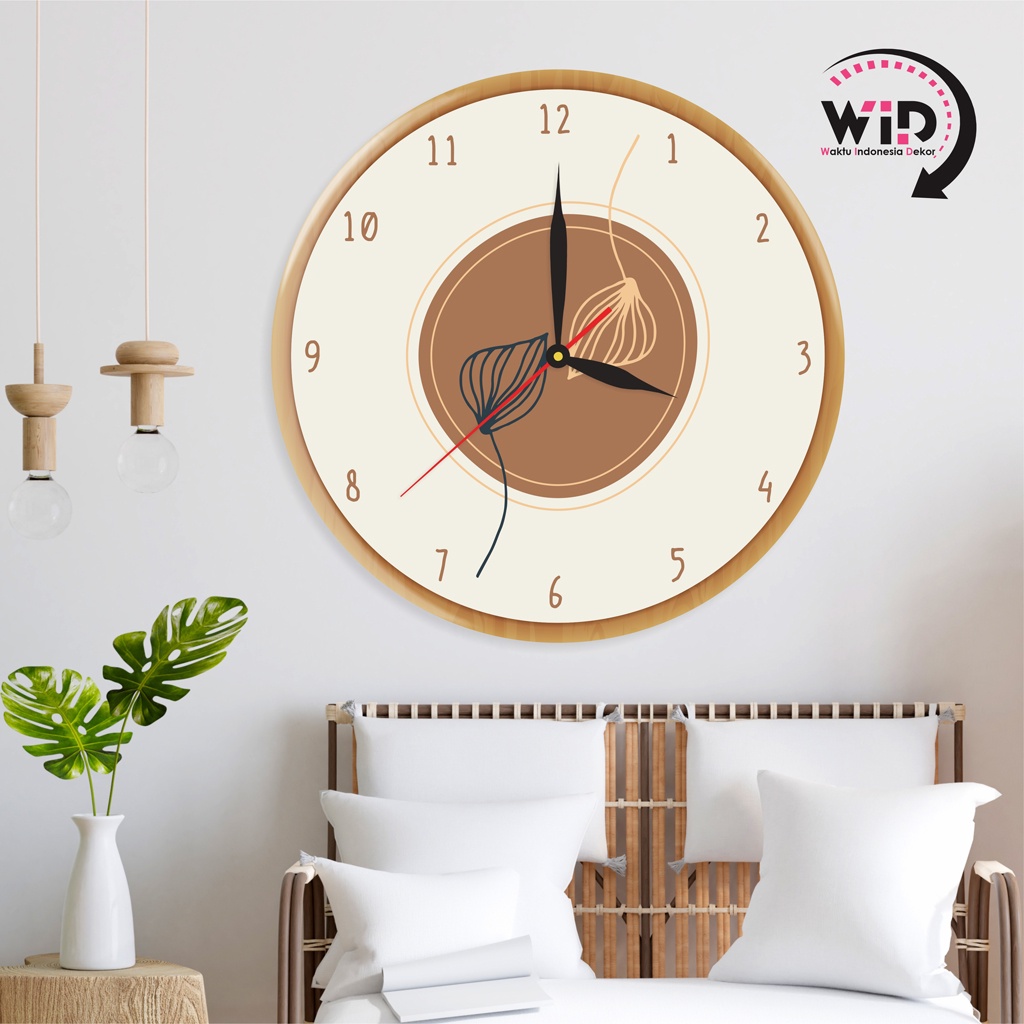 Jual Jam Dinding Aestetic Vintage Modern / Pajangan Rumah Art Minimalis ...