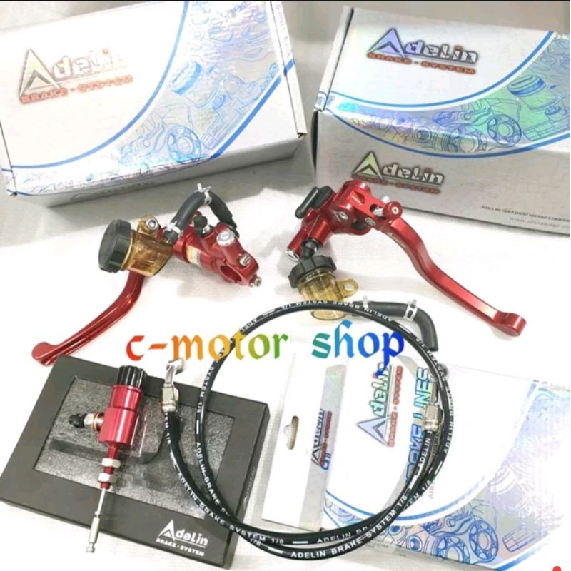 Jual Sepaket Kopling Hidrolik Adelin Master Rem Adelin Untuk Universal | Shopee Indonesia
