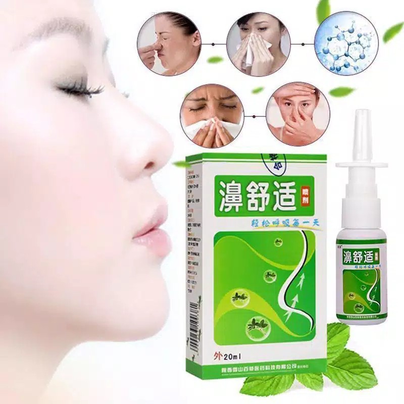 Jual OBAT SINUS SPRAY UNTUK SINUS HIDUNG TERSUMBAT HIDUNG GATAL KEPAL ...