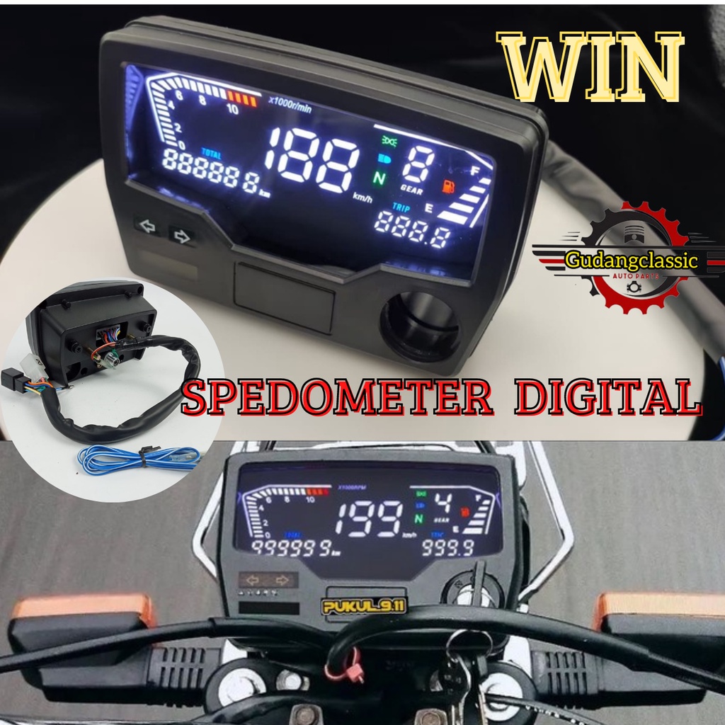 Jual Speedometer Win Digital Spedo Win100 Dijital Speedo Digital win ...
