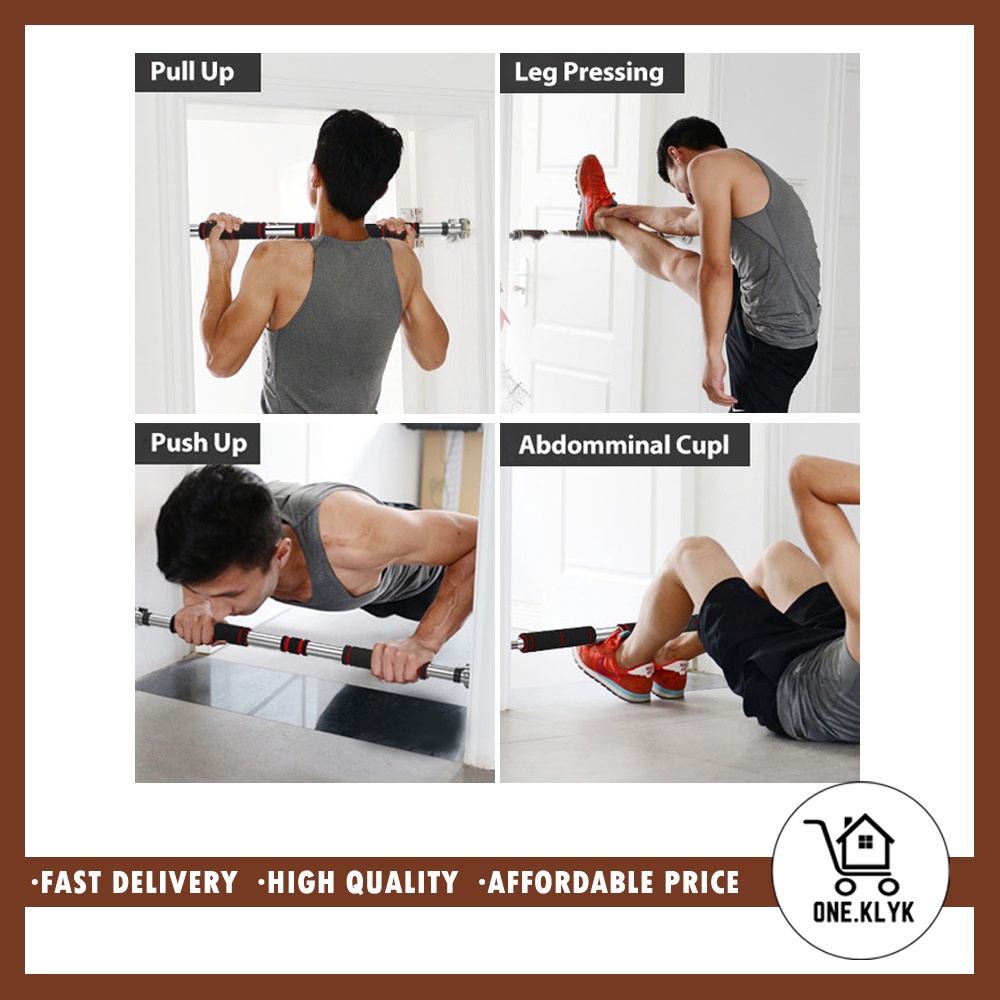 Jual Alat Pull Up Bar Door Chinning Pull Up Gym dirumah | Alat Pull Up ...
