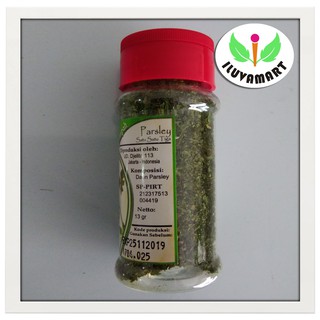 Jual Dried Parsley Leaves / Daun Peterseli Kering halus Merk 113 Botol ...