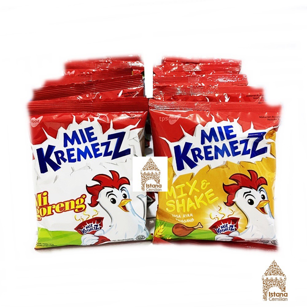 Jual Mie Kremezz / Kremes Mix & Shake (isi 10 pcs) Indonesia|Shopee ...