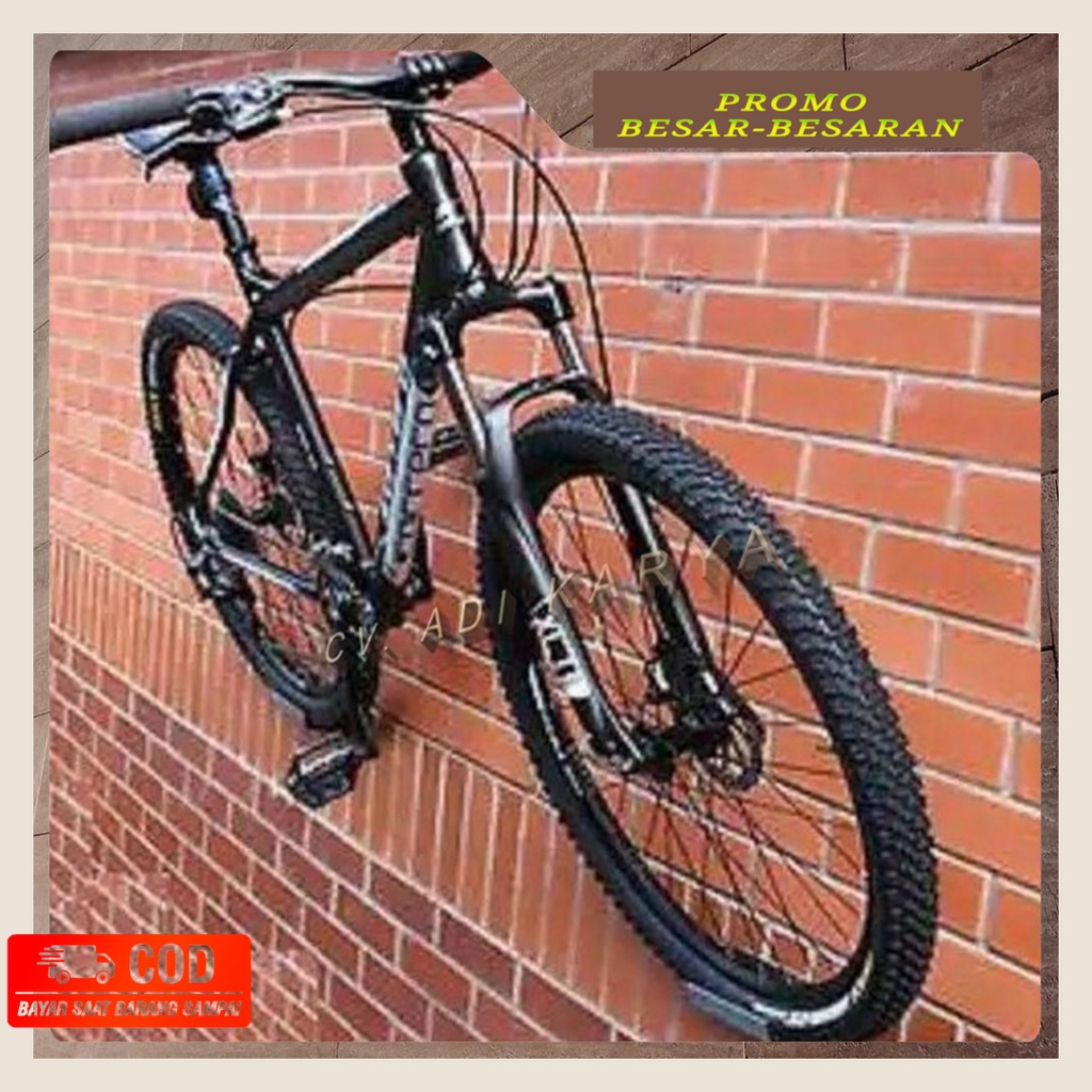 Jual Gantungan sepeda minimalis di dinding tembok hanger bike pedal ...