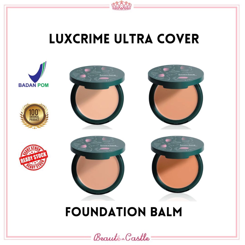 Jual LUXCRIME ULTRA COVER FOUNDATION BALM - Pudding, Cheesecake, Banana ...