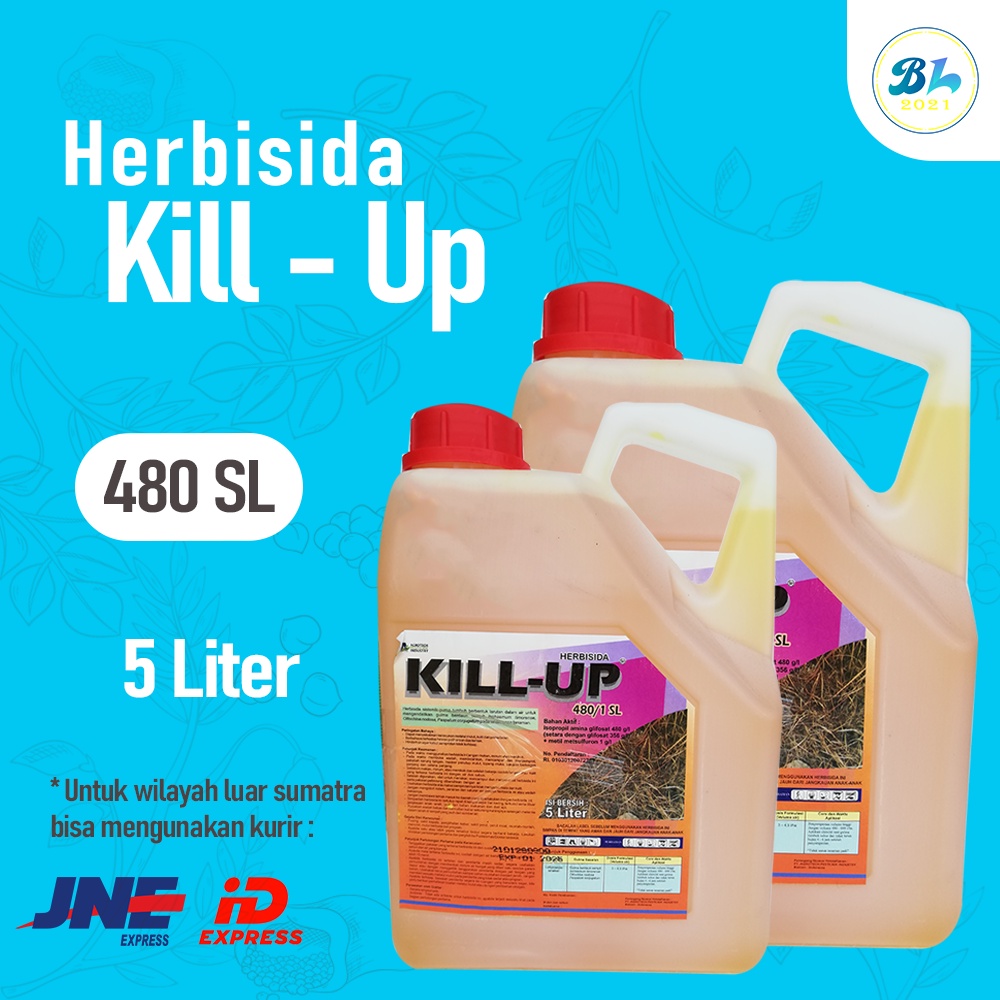Jual Herbisida Kill-Up 480 SL 5 Liter. Untuk Membasmi Rumput Dan Gulma ...