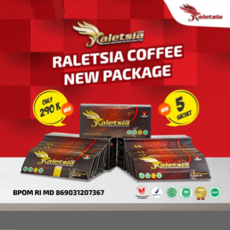 Jual KOPI RALETSIA BOX ISI 5 | KOPI KUAT | Coffee Raletsia | Shopee Indonesia