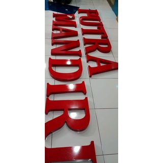 Jual Tulisan Huruf Akrilik Nyala LED Neon Box Letter Huruf Timbul ...