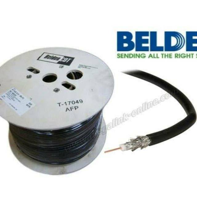 Jual Kabel RG6 Coaxial Belden 9116S RG 6 Antenna TV CCTV Eceran Meteran ...