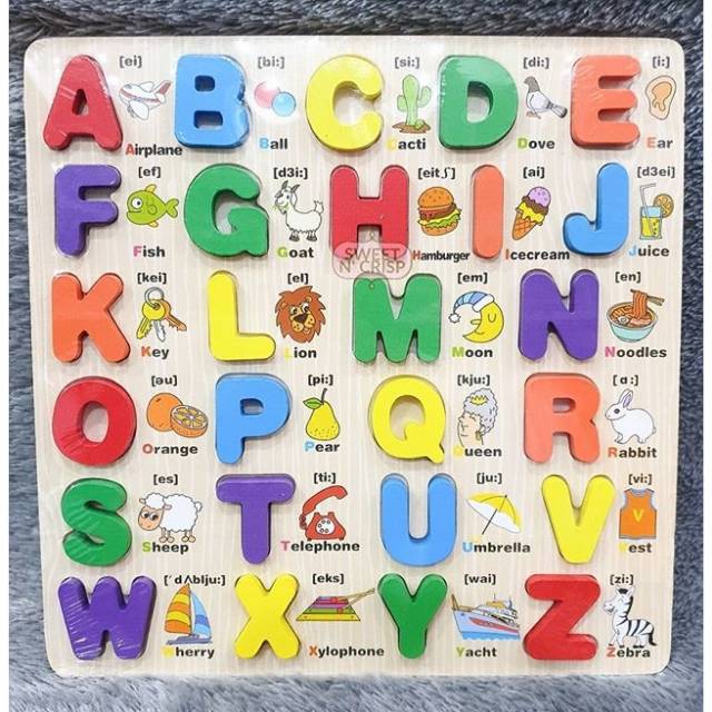 Jual ALPHABET PUZZLE ENGLISH | Shopee Indonesia