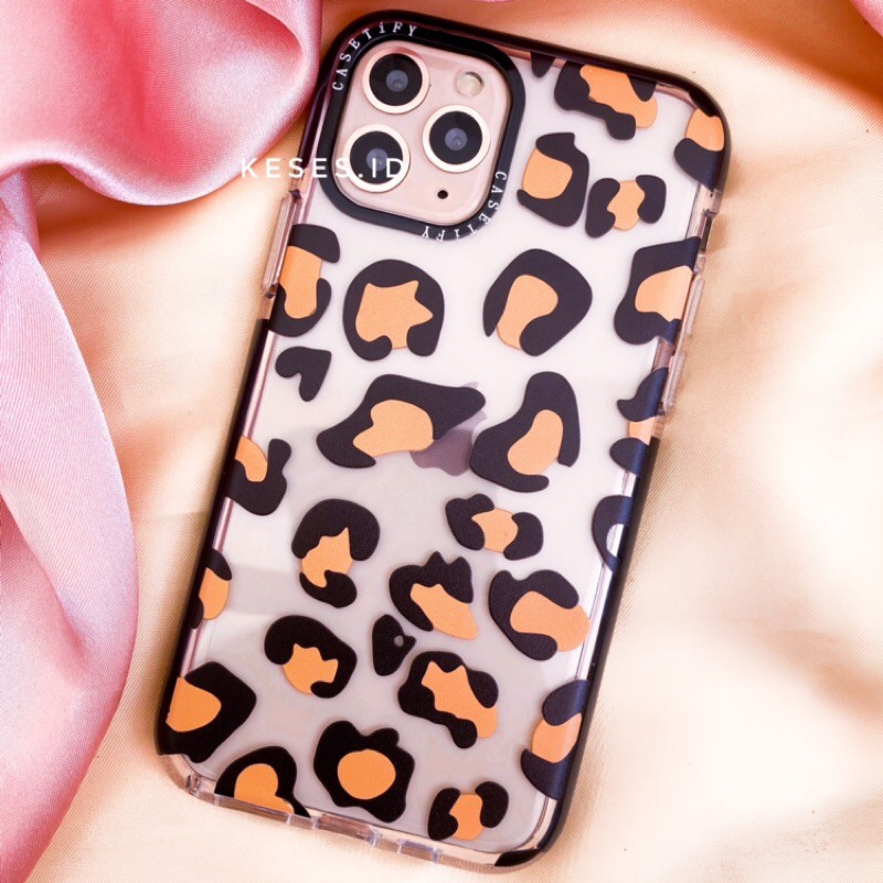 Orange Leopard Case Iphone 6 6+7 7+ 8 8+ X XR XS max 11 11Pro Max ...