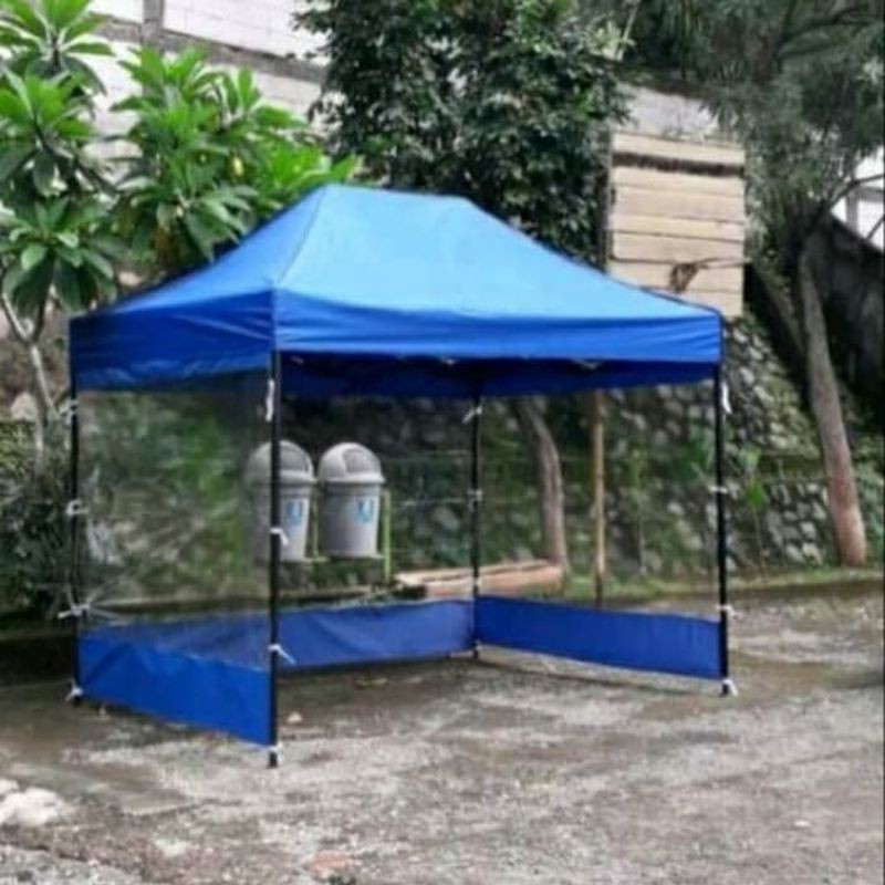 Jual Tenda Lipat Matic Ukuran 3 mtr X 2 mtr + Dinding/Tutup Samping ...