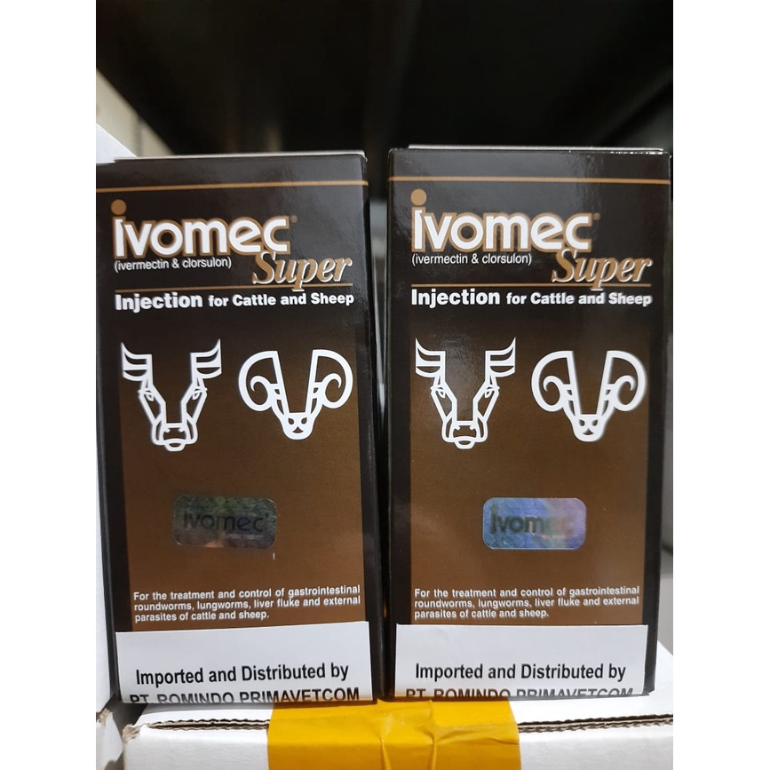 Jual Ivomec Super Inj 50 mL anti ektoparasit Hewan (HANYA UNTUK HEWAN ...