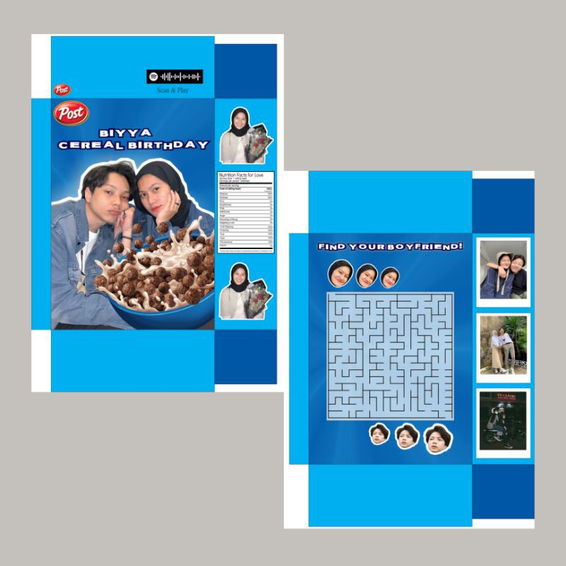 Jual CEREAL BOX/GIFT BOX CUSTOM | Shopee Indonesia