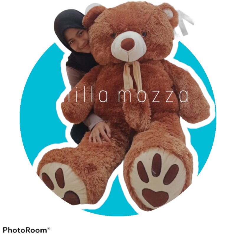 Jual BONEKA TEDDY BEAR 1,2 METER TELAPAK PREMIUM ️FREE BORDIR ️ TELAPAK ...