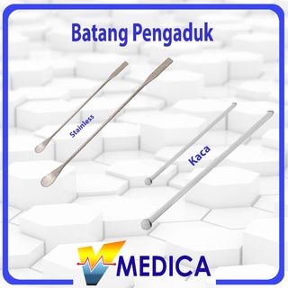 Jual Batang pengaduk Kaca / Batang Pengaduk Stainless / Spatula ...
