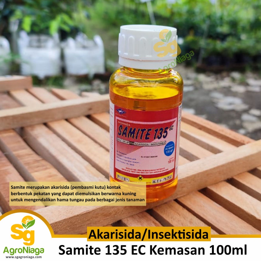 Jual Insektisida Akarisida Samite 135ec Kemasan 100ml Pestisida Kutu ...