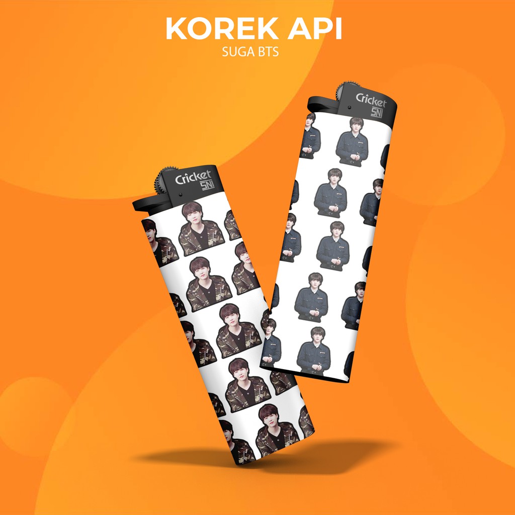 Jual [BM Lighter] SUGA BTS || Korek Api Aesthetic / Korek Api Cricket ...