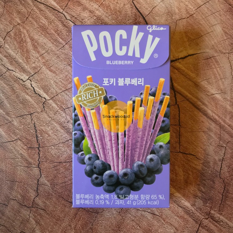 Jual POCKY BLUEBERRY KOREA / KOREAN SNACK | Shopee Indonesia