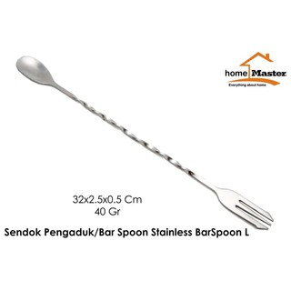 HomeMaster Sendok Pengaduk/Mixer Bar/Cocktail Spoon Stainless ...