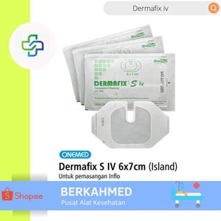 Jual Dermafix iv s OneMed/ Plester iv transparan/ Plester infus Box ...