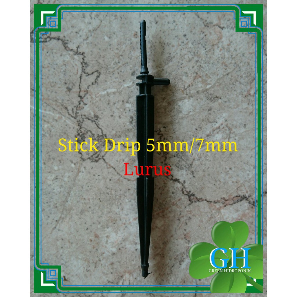 Promo Stick Drip Dripper 5mm 7mm Lurus Fertigasi Irigasi Tetes ...