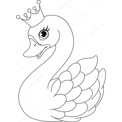 Jual Lukisan Gambar Mewarnai Angsa A4 Untuk Melatih Kreatifitas Anak ...