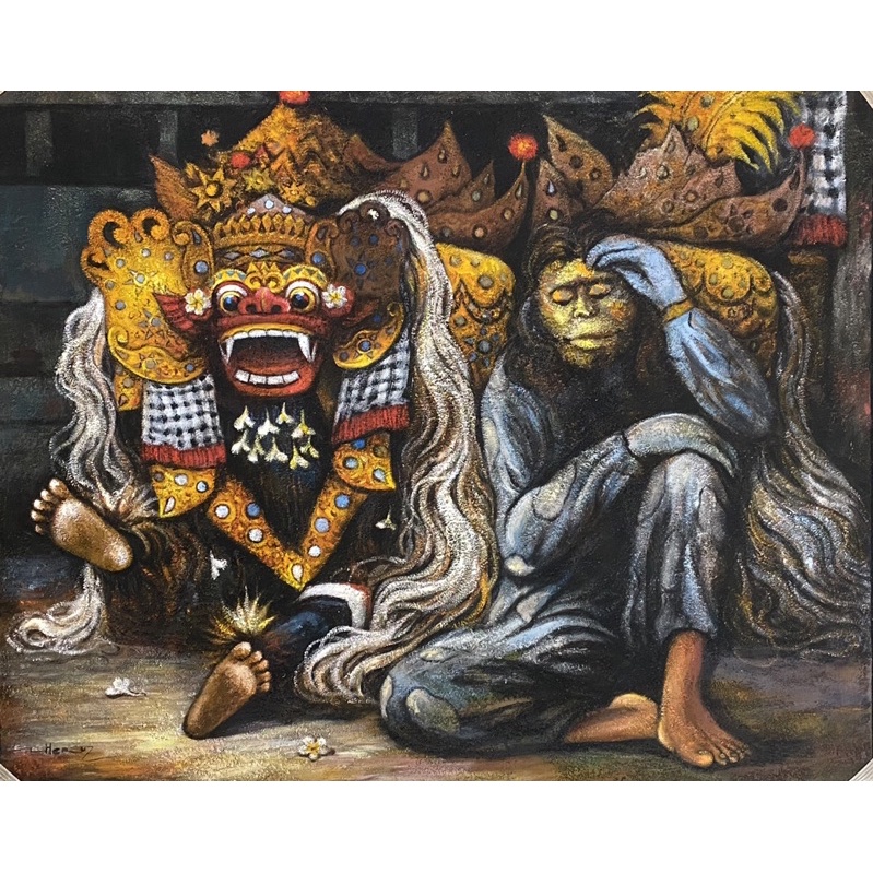 Jual lukisan penari barong bali | Shopee Indonesia