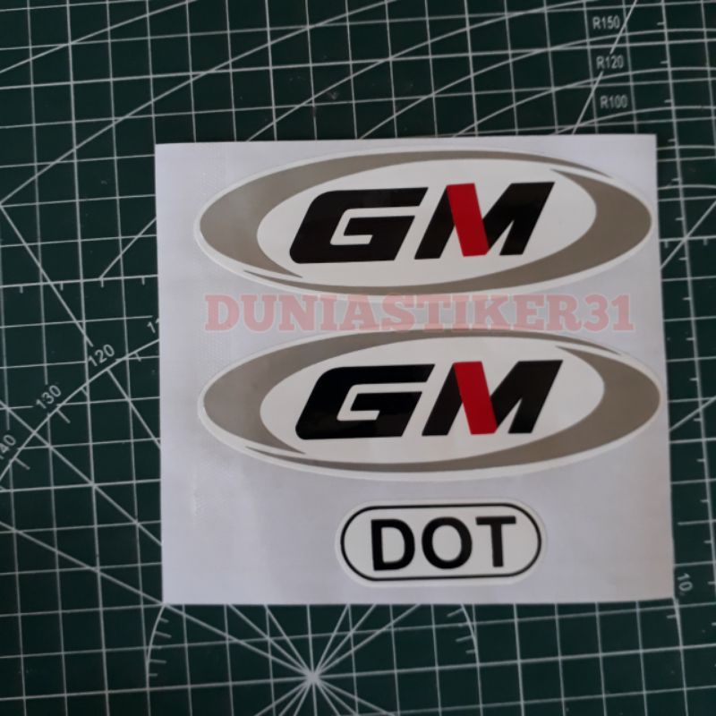 Jual STIKER GM / STIKER HELM GM | Shopee Indonesia