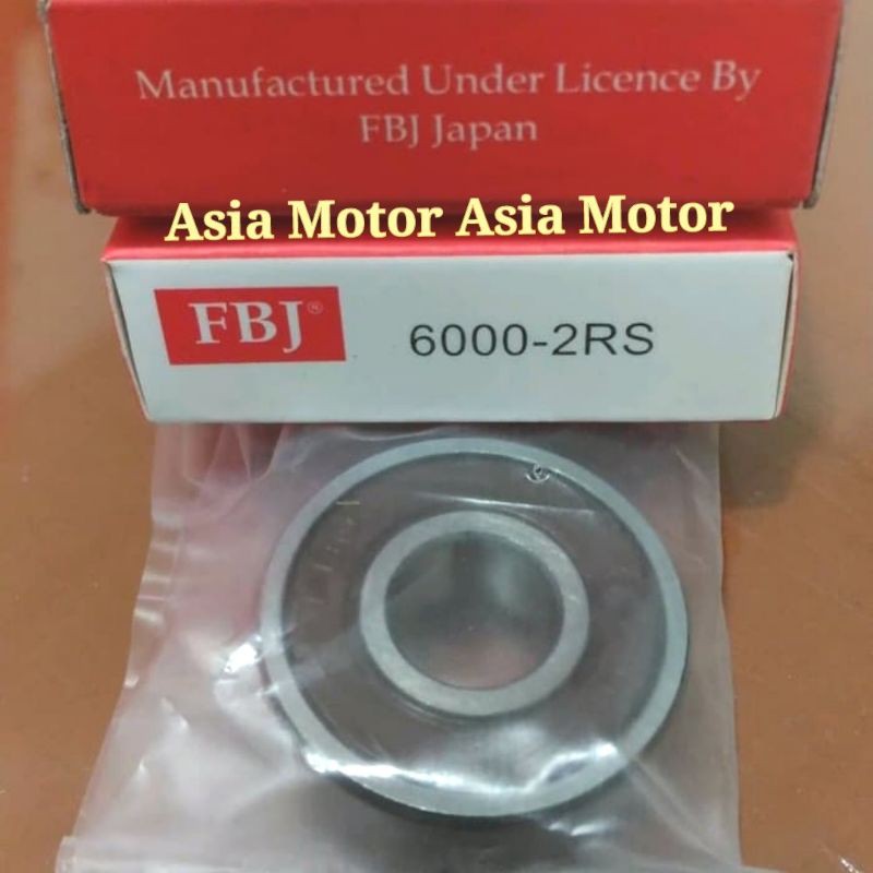 Jual Ball Bearing Laher 6000 2RS FBJ Bering Laker Klaher 6000 2RS FBJ ...