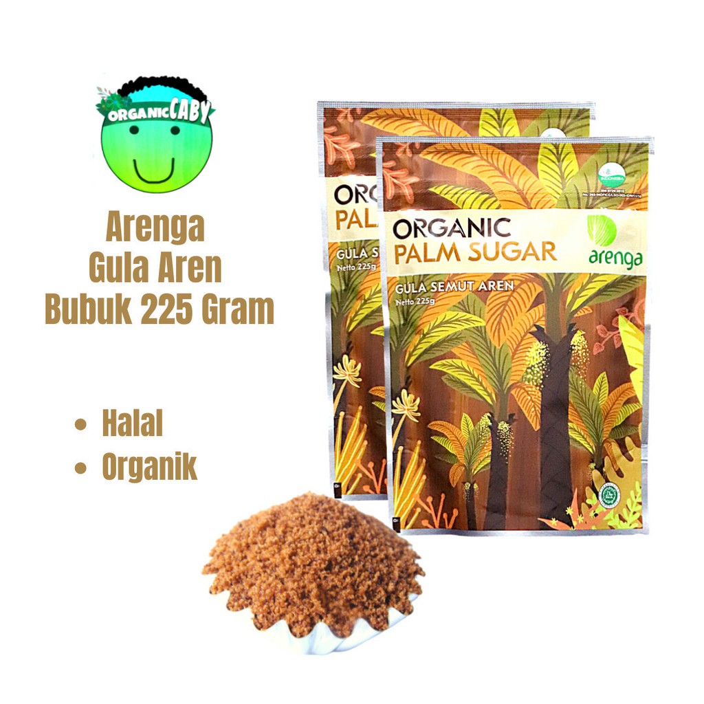 Jual Gula Aren Semut Organik 225gr Pouch Pasti Asli (Arenga Organic ...