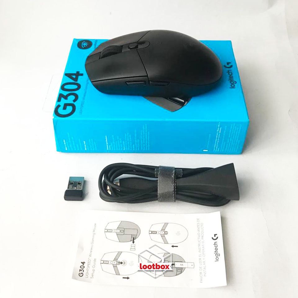 Jual Mouse Gaming Wireless Logitech G304 Lightspeed Hero Sensor [SECOND ...