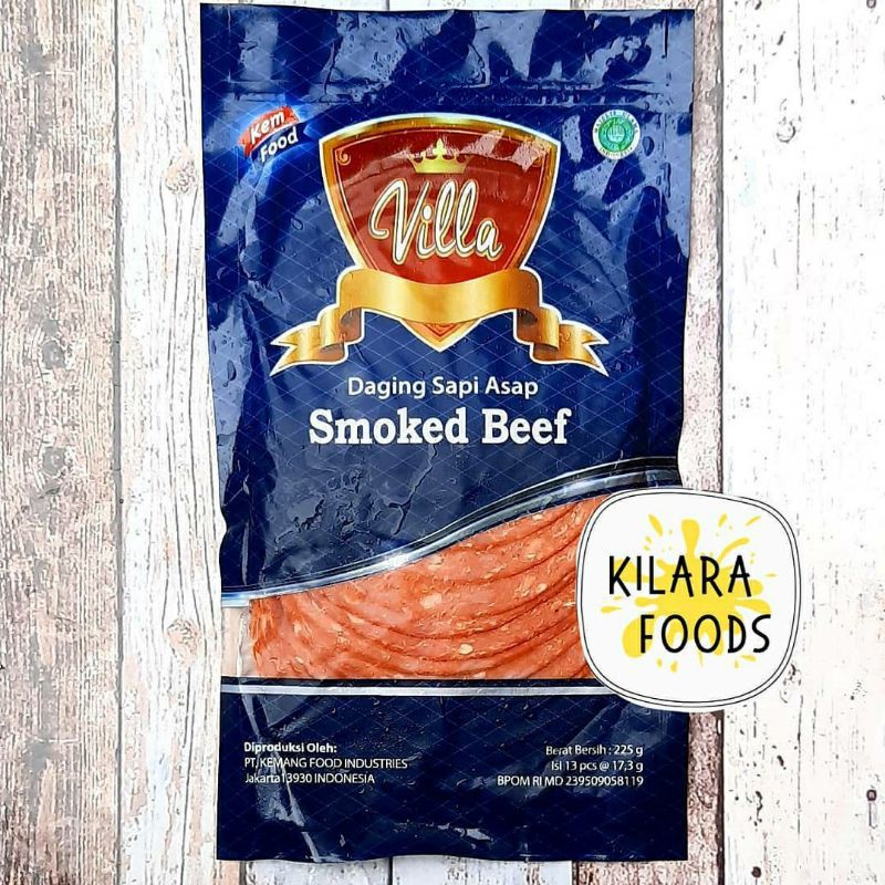 Jual KEMFOOD VILLA SMOKED BEEF ISI +- 13 PCS / DAGING SMOKED BEEF ...